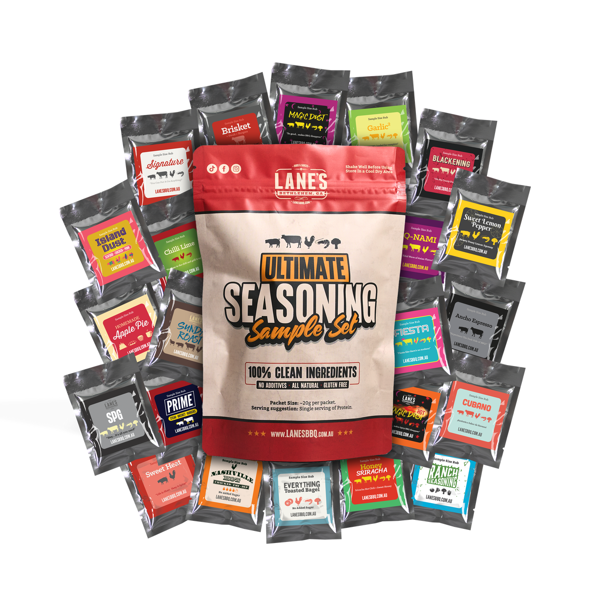 Sample Rub Set - Try all 22