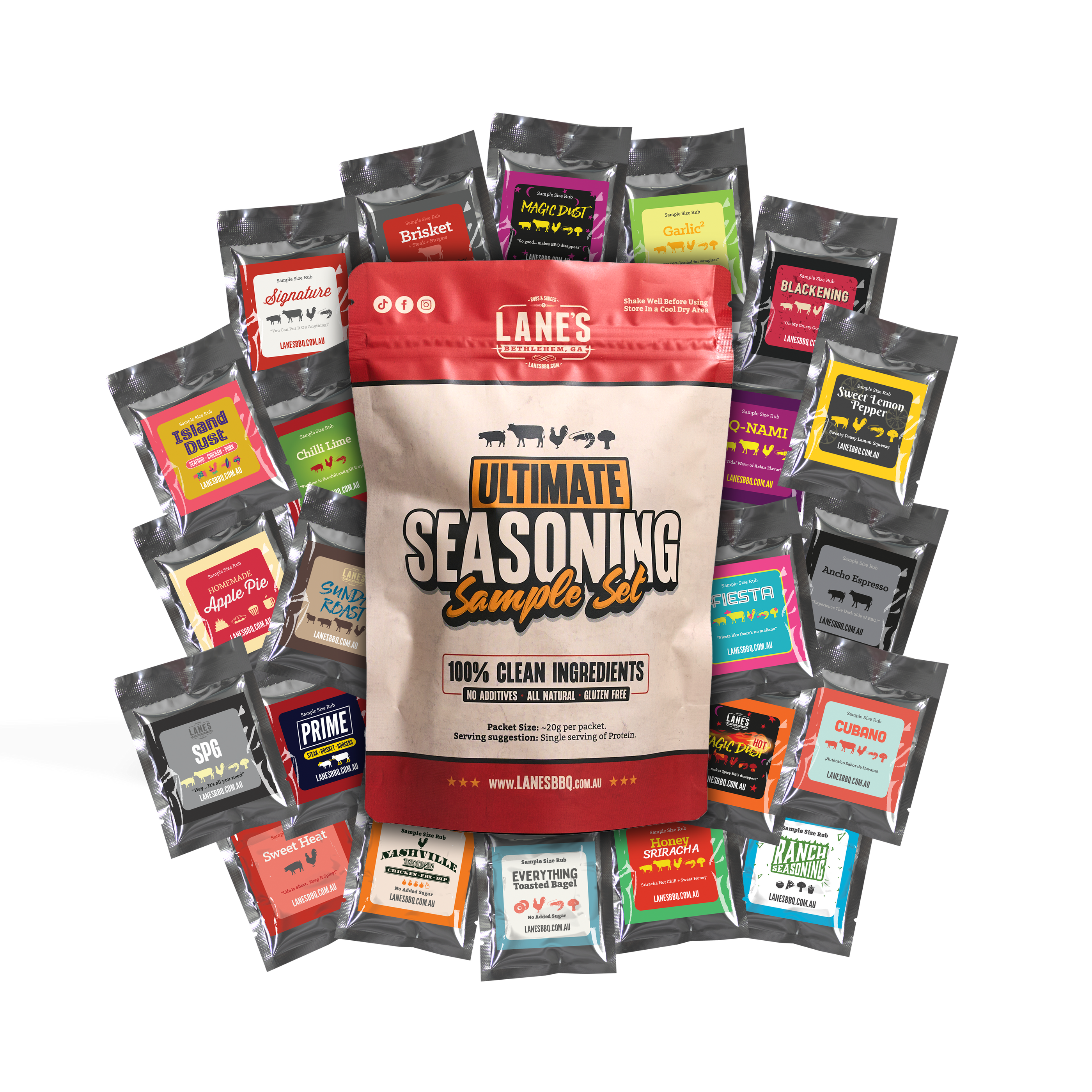 Sample Rub Set - Try all 23