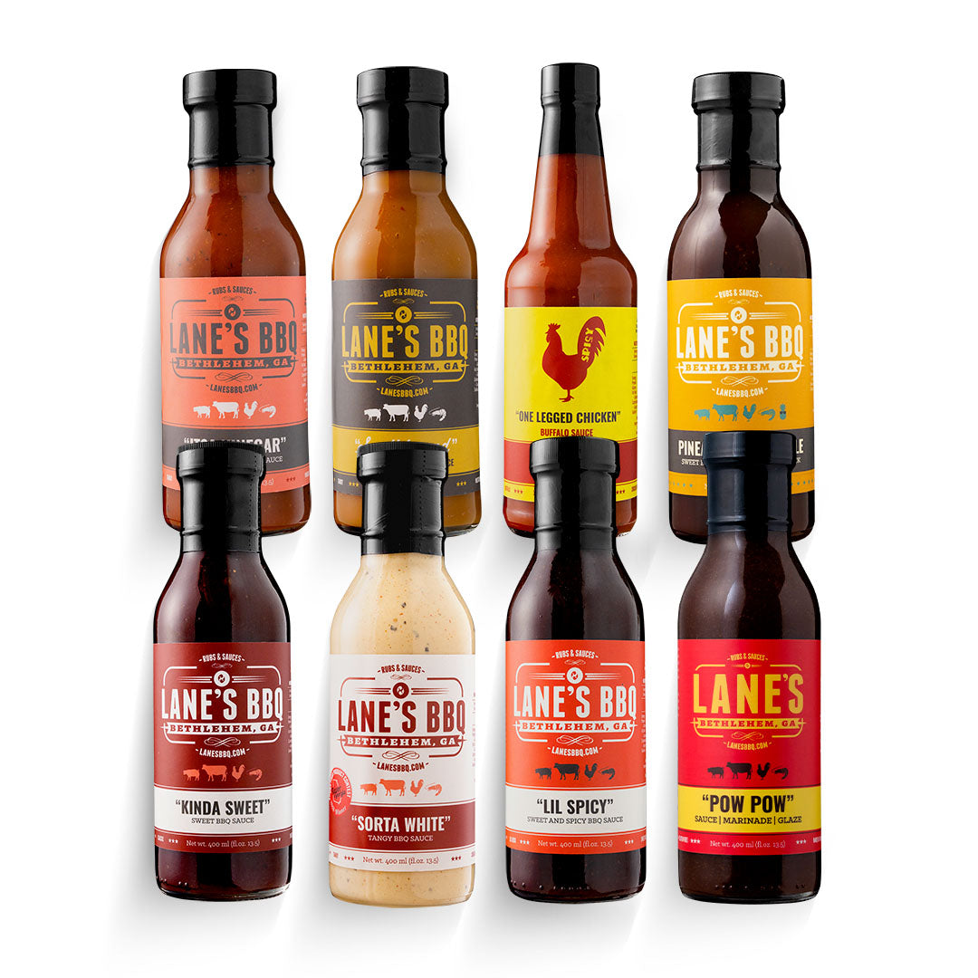 Lane's BBQ seasonings and sauces