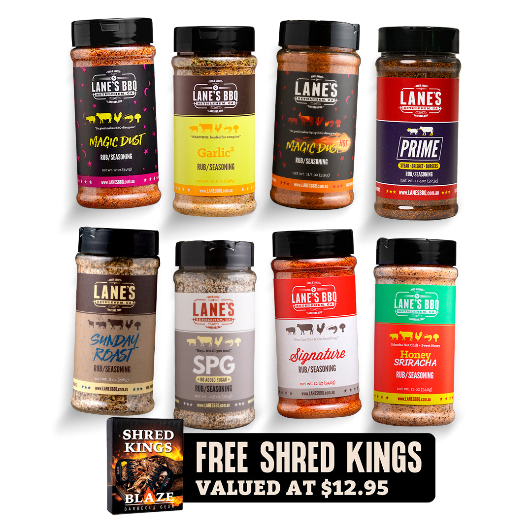 Lane's BBQ seasonings and sauces
