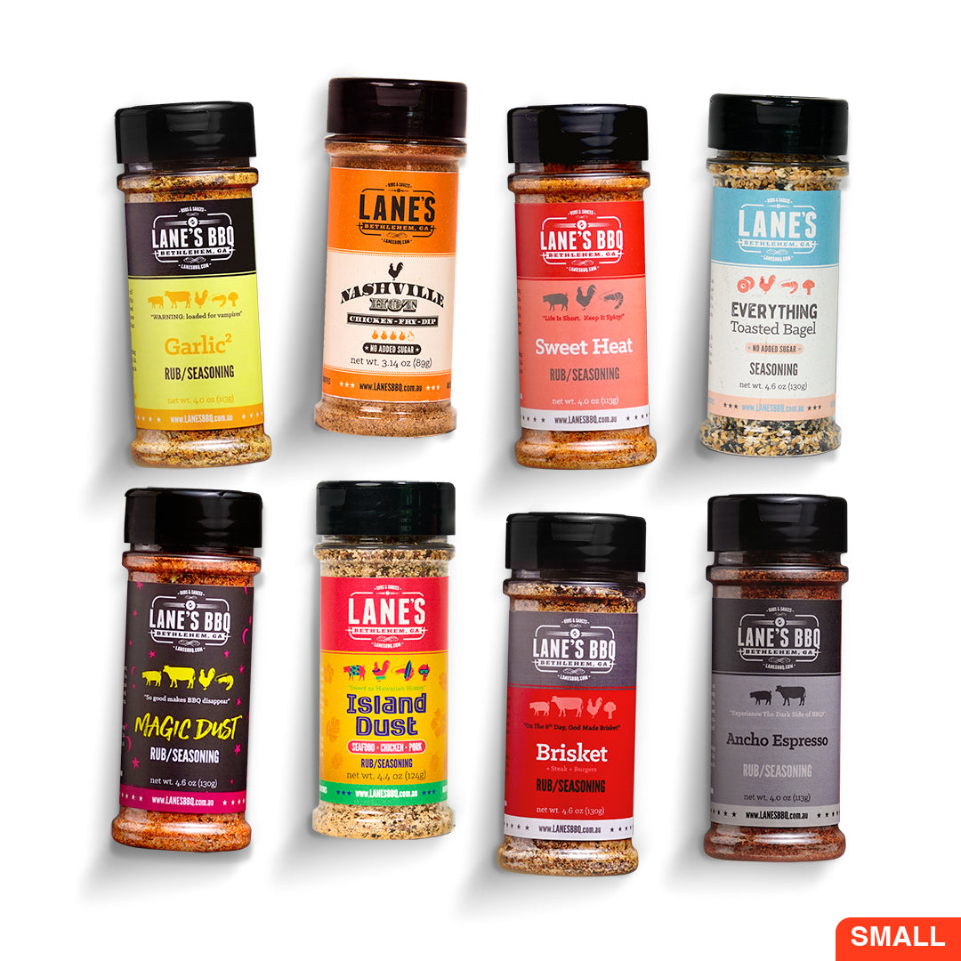 Lane's BBQ seasonings and sauces