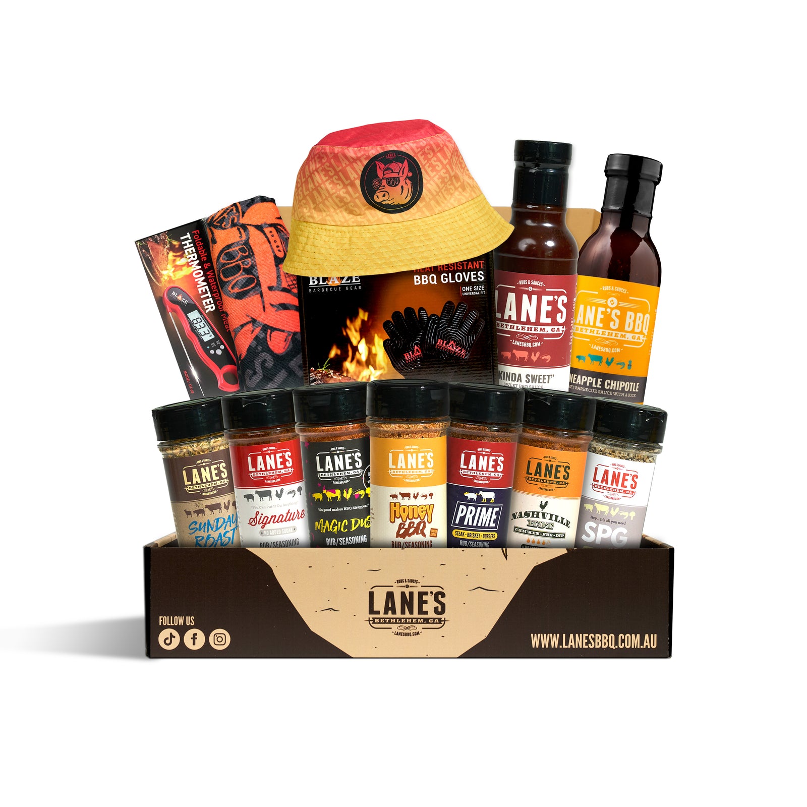 Lane's BBQ seasonings and sauces