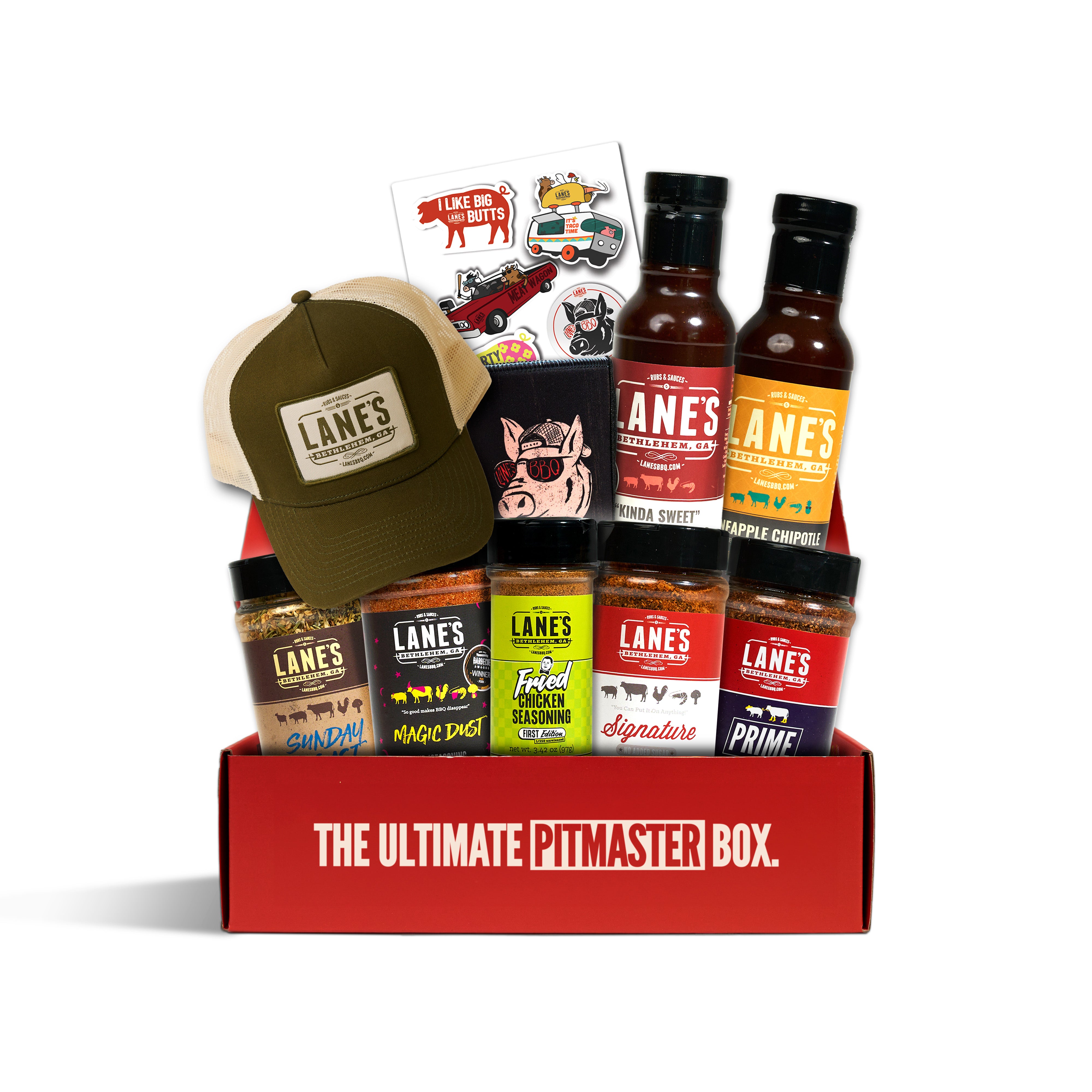 Lane's BBQ seasonings and sauces