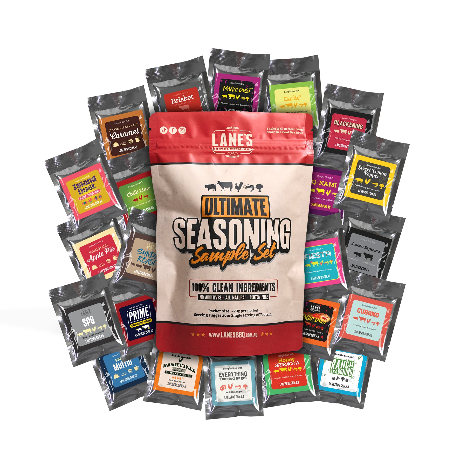 Sample Rub Set - Try all 22